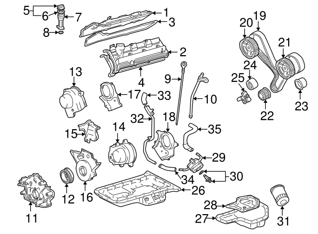 13540-50030 - Belt Tensioner - 1990-2010 Lexus | MyLexusParts