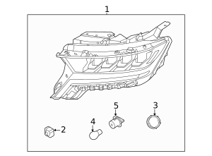 2021-2024 Kia Sorento Headlamp Assembly 92102-P4000 | TascaParts.com