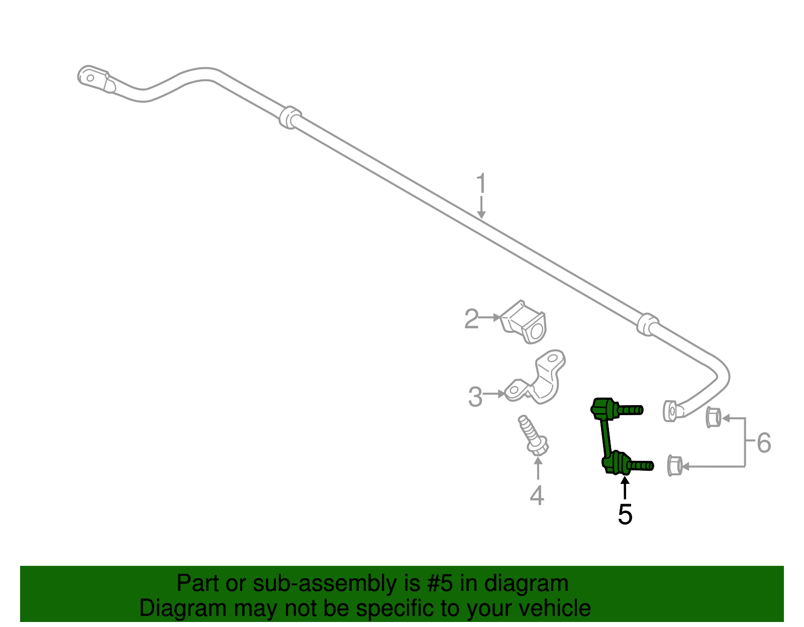 2013-2020 Ford Motorcraft™ Stabilizer Link MEF-241 | OEM Parts Online