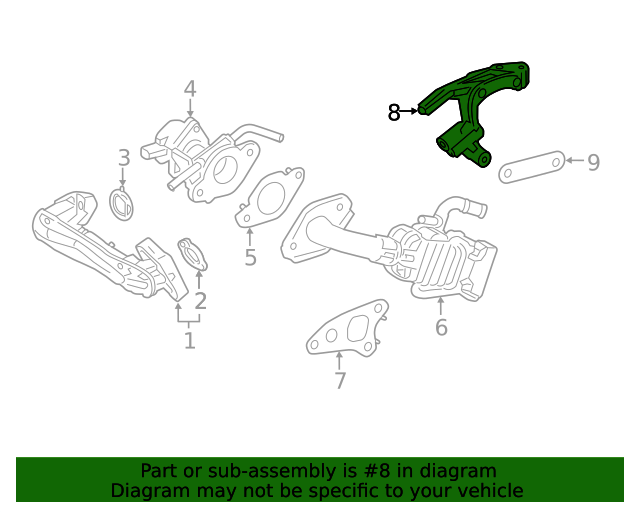 2018-2024 Toyota Mount Bracket 25625-F0010 | Toyota Parts Center