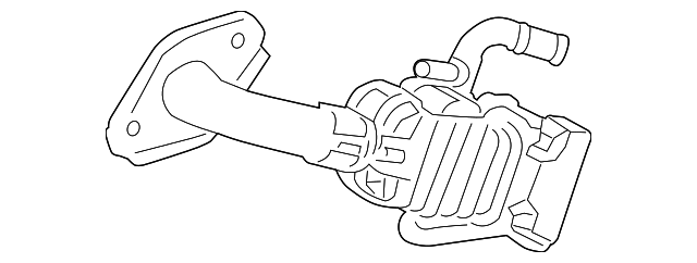 25680-F0010 - Egr Cooler - 2018-2023 Toyota | OEM Genuine Toyota Parts