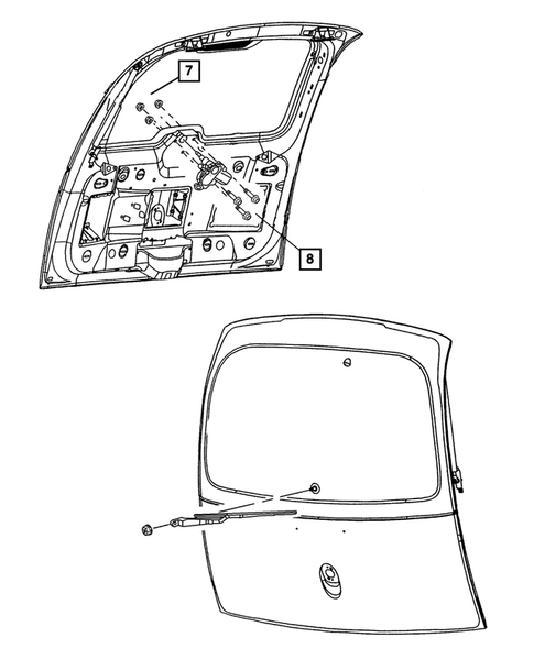 Rear Wiper and Washer System for 2001 Chrysler PT Cruiser | Mopar eStore