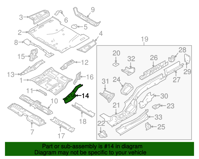 2018-2021 Volkswagen Atlas Floor Extension 3QF-803-401 | QuirkParts