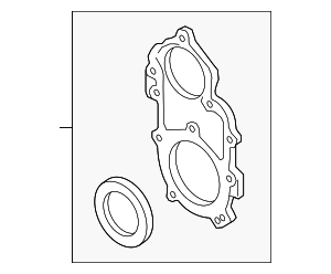 2013-2016 Volkswagen Touareg Rear Main Seal Retainer 059-103-171-DD ...