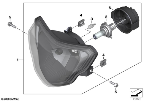 Headlight for 2019 BMW-Motorrad G 310 GS | BMW Motorrad USA