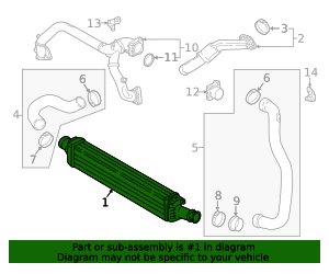 8W0-145-805-AE - Intercooler 2018-2024 Audi | AutoNationParts.com