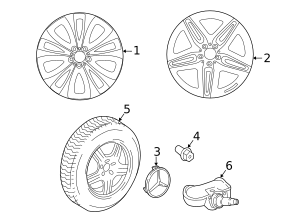 000-400-38-00-9040 - Center Cap 2020-2021 Mercedes-Benz | Mercedes-Benz ...