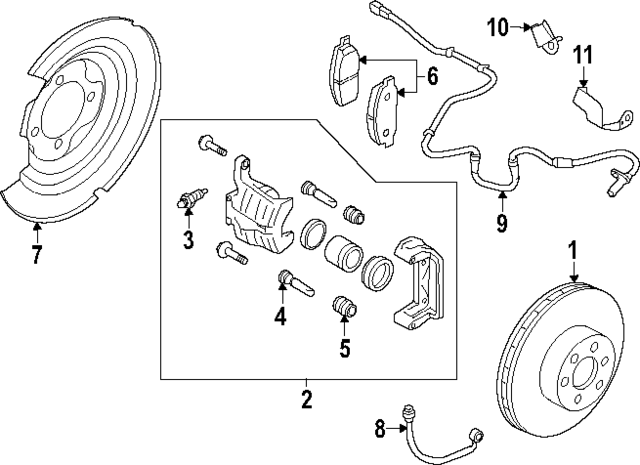2020-2024 Nissan Sentra Rotor-Disc Brake, Rear Axle 43206-6LA0B ...