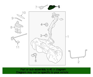 2015-2023 Mercedes-Benz Fuel Tank Cap Seal 099-476-01-80 | MB Parts Center