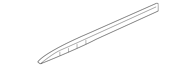 2020-2021 Cadillac XT6 Black Front Driver Side Door Lower Molding ...