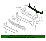 2018-2020 Volkswagen Atlas Center Support 3CN-807-192-A | VW Direct Parts
