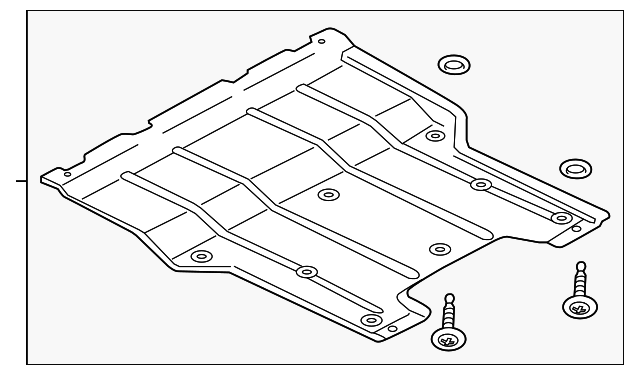 2015-2018 Audi Lower Shield 8U0-863-821-A | OEM Parts Online