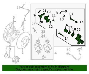 2021-2025 Kia Seltos | Caliper | 58310-Q5A30 | Kia Auto Parts