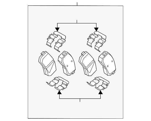 2021-2024 Kia Seltos Disc Brake Pad Set 58302-J9A00 | OEM Parts Online