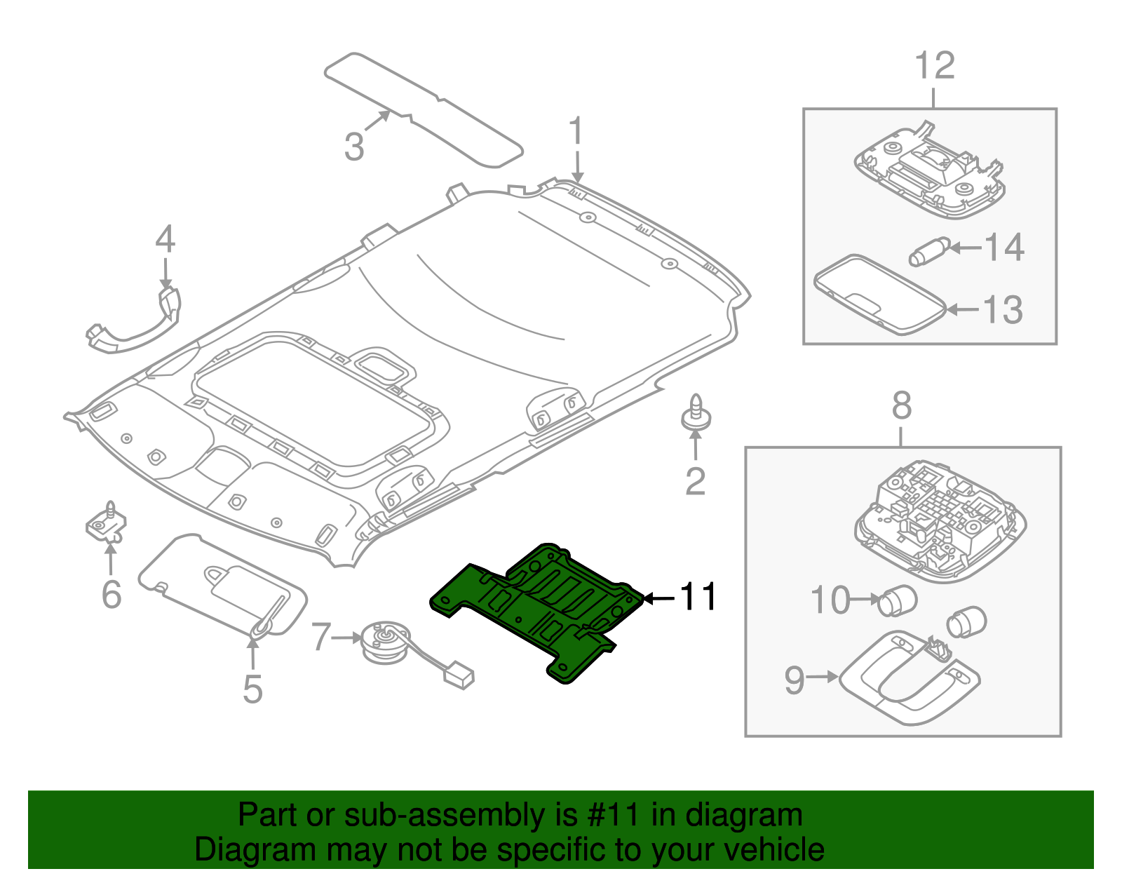 92830-2K100 - Mount Bracket 2010-2011 Kia Soul | Kia.Parts Store