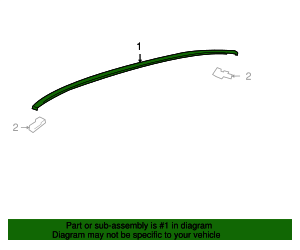 92225861 - OEM GM MOLDING GMPartsCenter.net | GM Parts Center