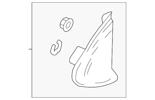 2016-2019 Chevrolet Cruze Anthracite Driver Side Front Fender Upper ...