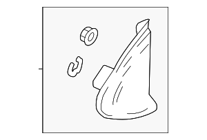 2016-2019 Chevrolet Cruze Pillar Molding - Passenger Side (RH) 84106816 ...