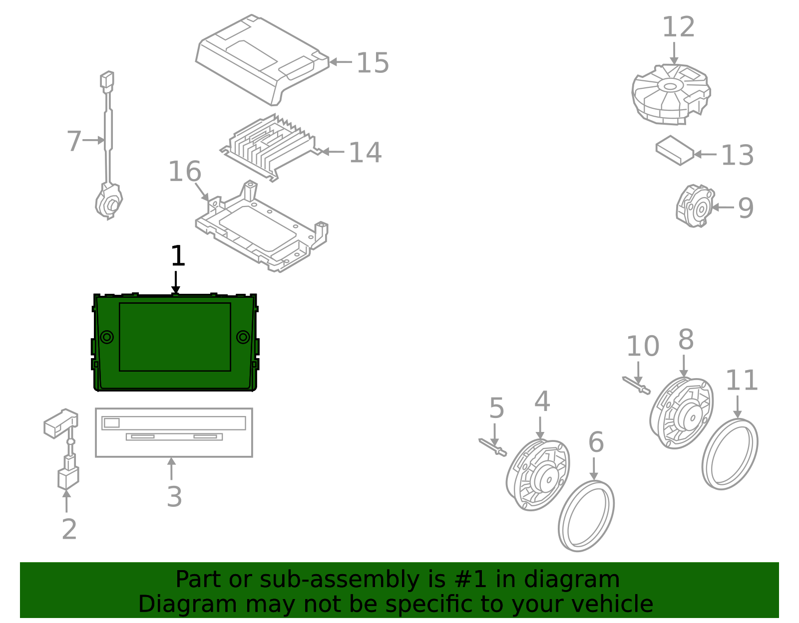 2GC-035-869-B - Display Unit 2023-2024 Volkswagen | Bam Wholesale Parts