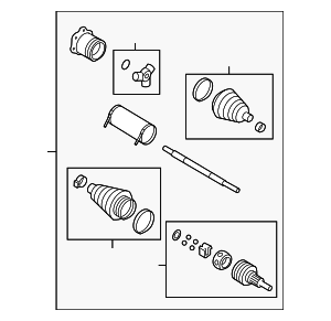 85083496 - Front Wheel Half-Shaft Chevrolet Parts Direct