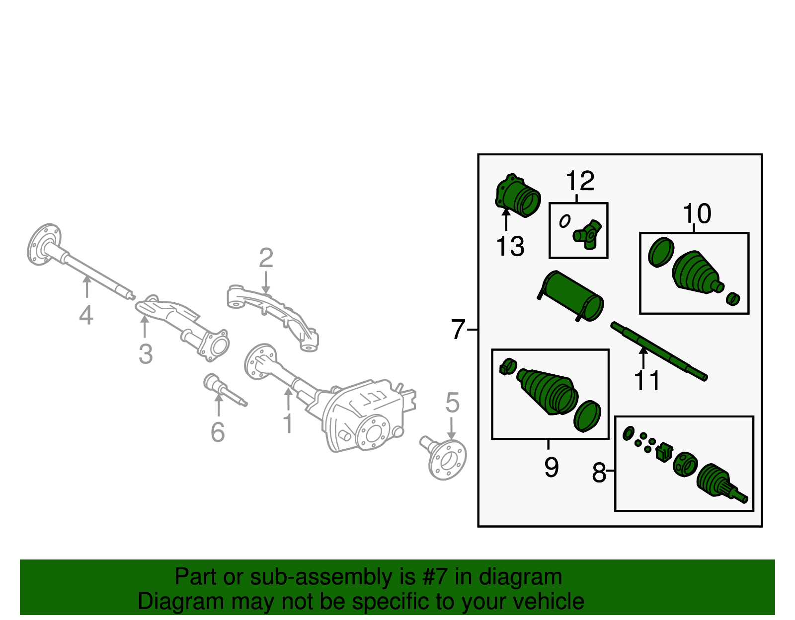 Parts 85126785 Front Wheel Half-shaft Hub Front Wheel Half-Shaft ...