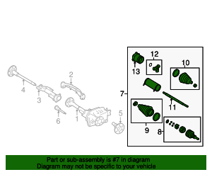 2007-2020 GM Shaft 85083496 | GM OEM Parts Online