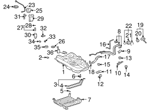 2004-2012 Lexus Fuel Pressure Regulator 23280-20060 | OEM Parts Online