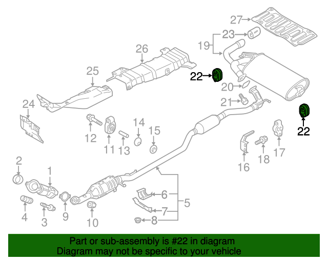 2002-2021 Mitsubishi Hanger MR281816 | Factory Mitsubishi Parts