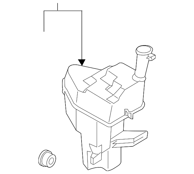 2013-2016 Hyundai Genesis Coupe Reservoir Tank 98620-2M500 | OEM Parts ...