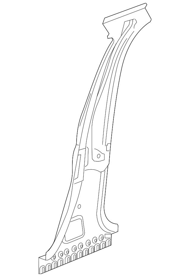 2019-2024 Cadillac XT4 Driver Side Center Pillar Outer Panel ...