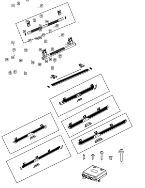 2019-2024 Ram Power Running Board Motor, Left 68461641AB | Mopar eStore