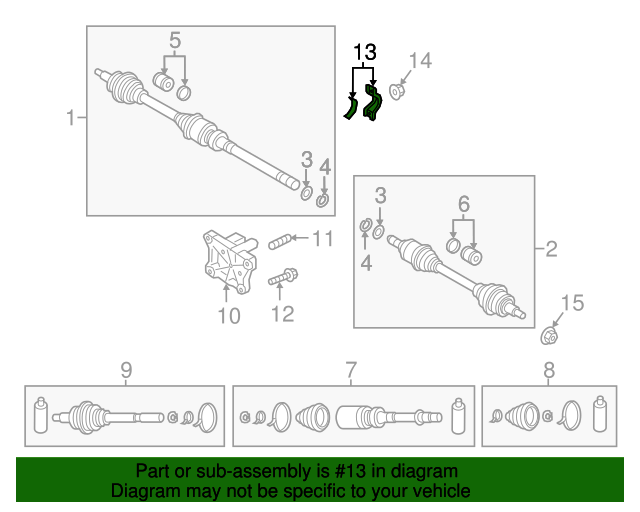 Mount Bracket Clamp - Passenger Side (RH) G2A1-25-74Z | TascaParts.com