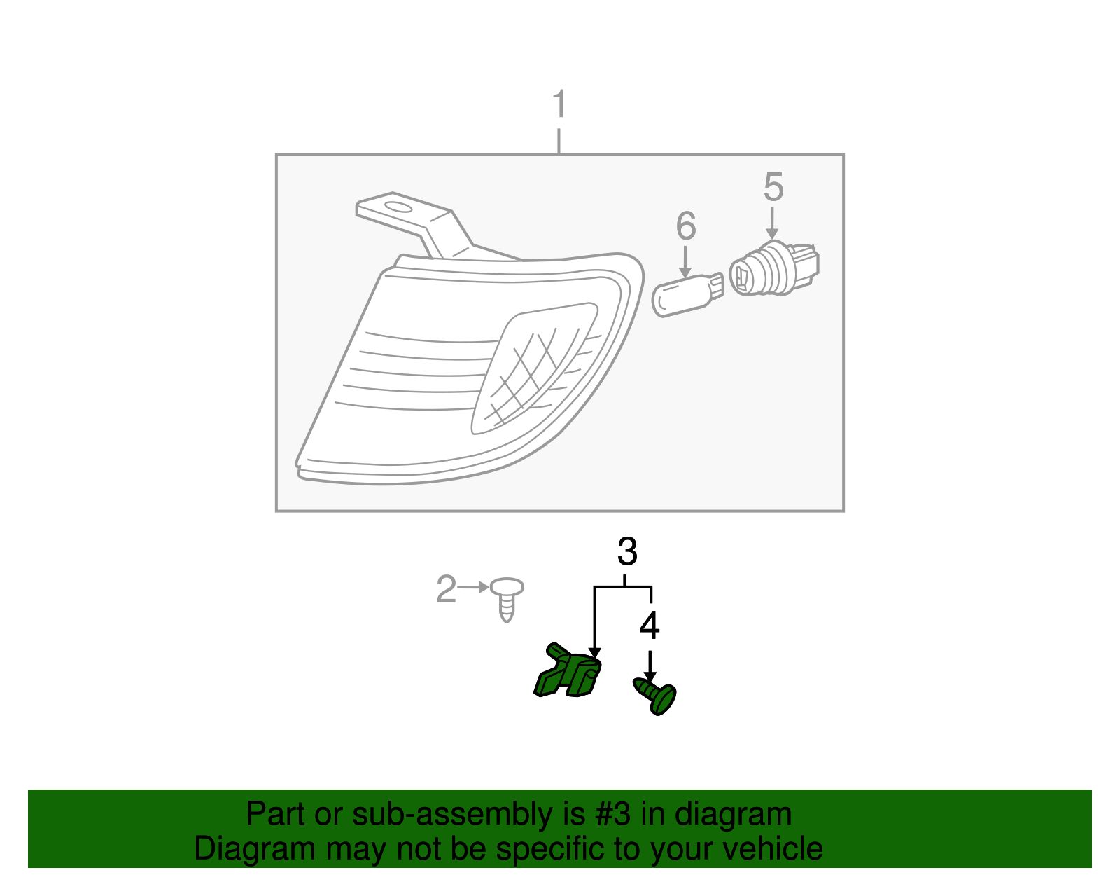 Genuine Toyota Parking / Side Marker Light Clip part# 53138-04010 for ...