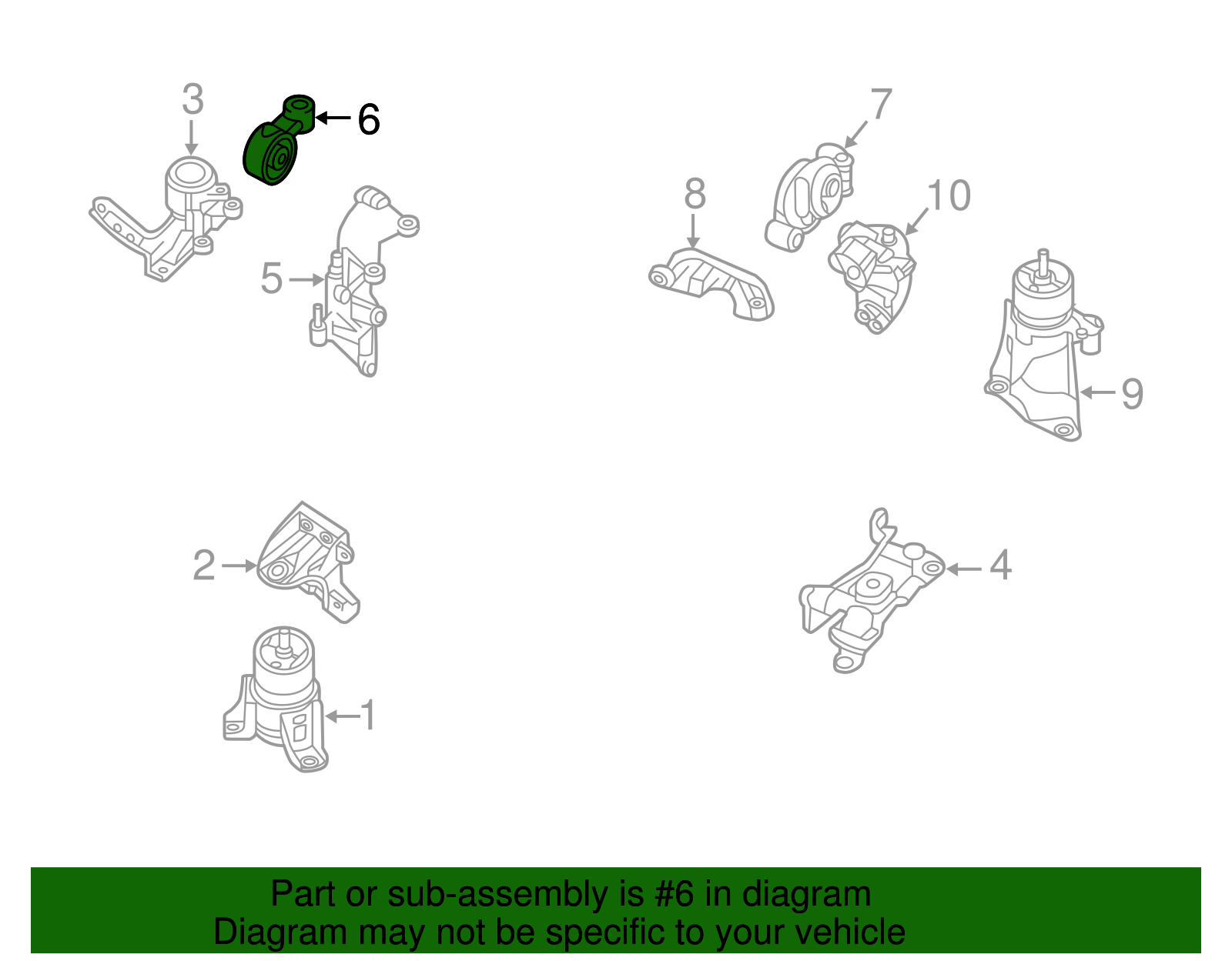 2013 Infiniti JX35 Torque Rod 11350-9N00A | INFINITI OF WEST CHESTER