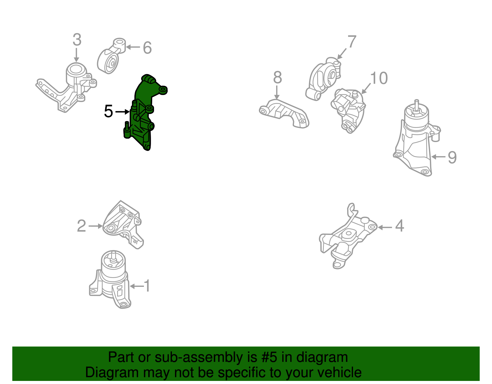 2013-2020 Infiniti Side Mount Bracket 11231-3KA0A | Infiniti of Orland Park
