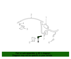 1990-2005 GM Gray Multi-Purpose Pigtail 88987993 GM | GMPartsDirect.com