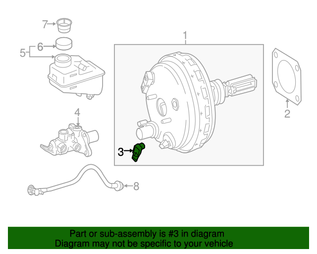 2012-2019 Mercedes-Benz Pressure Sensor 000-905-92-03 | Mercedes-Benz Parts