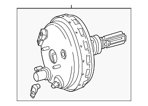 166-430-10-30 - Booster Assembly - 2012-2019 Mercedes-Benz | World ...