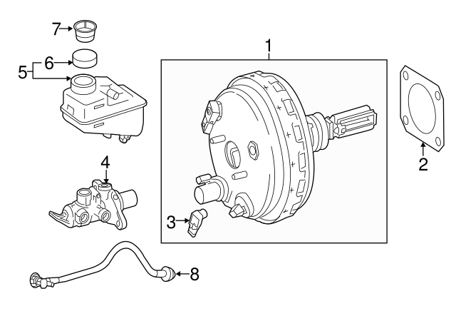 2013-2019 Mercedes-Benz Vacuum Hose 166-430-01-00 | MB OEM Parts