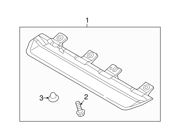 2015-2017 Hyundai Center High Mount Stop Light 92700-B1000 ...