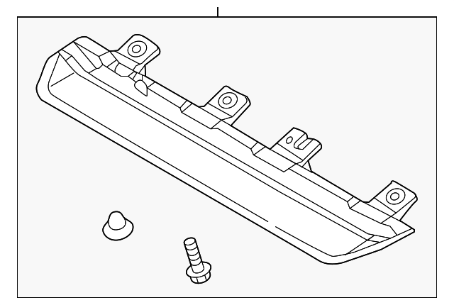 2015-2017 Hyundai High Mount Lamp 92700-B1000 | QuirkParts