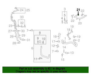 1998-2014 Volkswagen Engine Coolant Pipe O-Ring N-903-653-02 | VW Parts ...