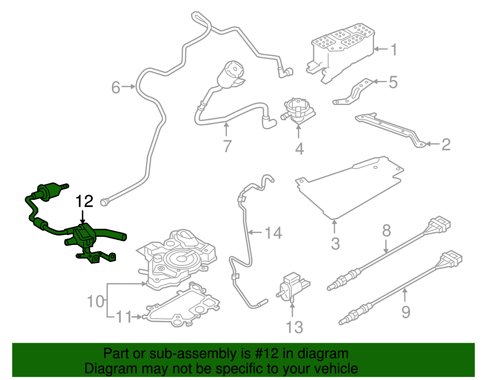 2017-2024 Audi Solenoid Valve 06L-133-781-BH | TascaParts.com