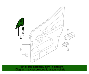 2013-2021 Nissan NV200 Corner Trim 80293-3LM0A | Bill Kay Nissan Parts