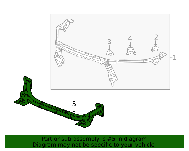 2018-2023 Buick Enclave Bar 84501898 | AutoNationParts.com