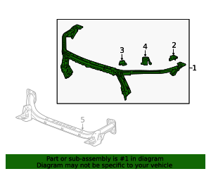 2018-2024 Buick Enclave Bar 84462768 GM | GMPartsDirect.com