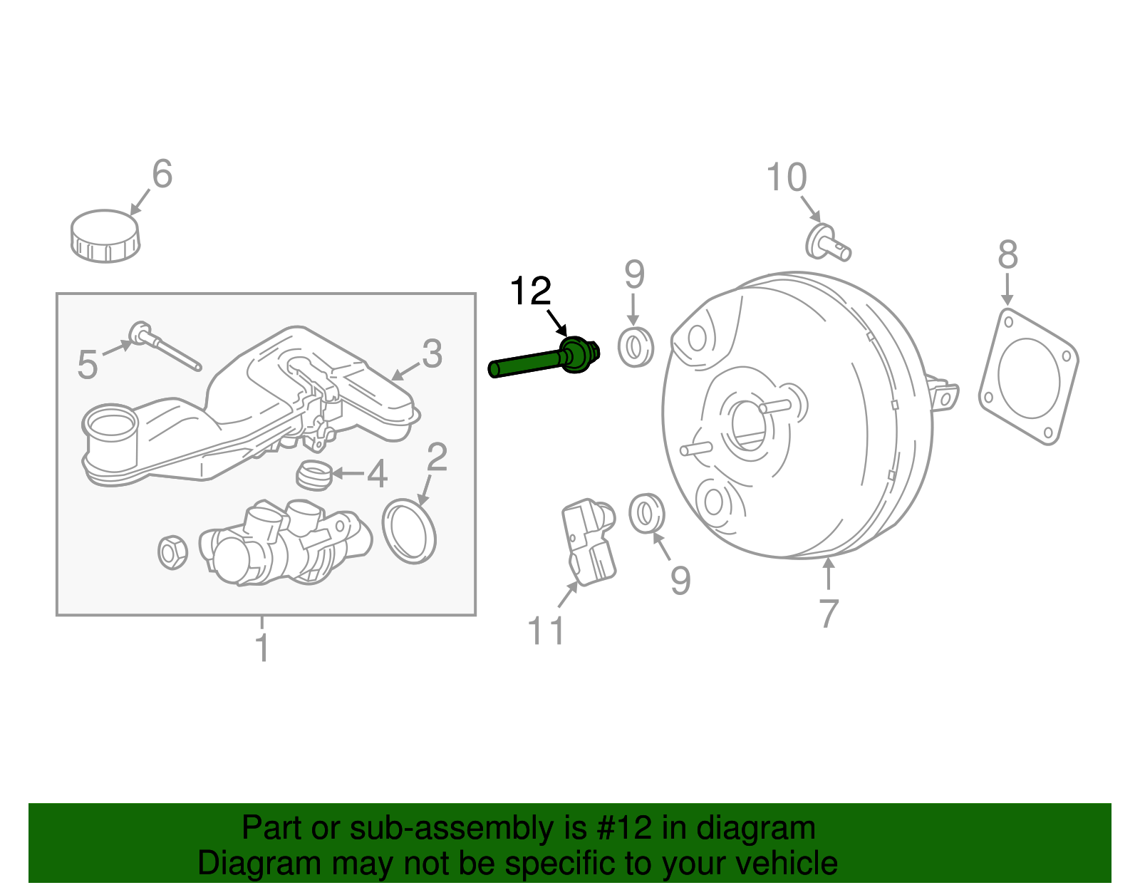2015-2018 Ford Vacuum Tube F2GZ-9C490-E | QuirkParts