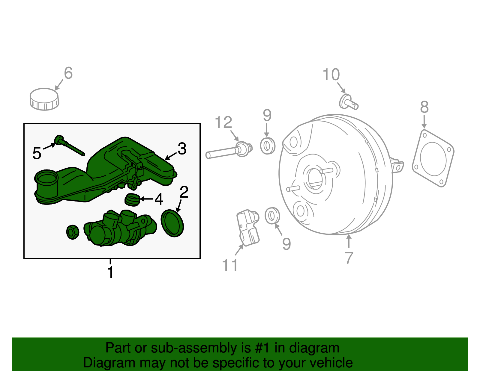 2015-2024 Ford Master Cylinder J2GZ-2140-A | OEM Parts Online