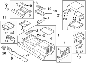 2015-2021 Ford Side Trim - Driver's Side (LH) FL3Z-1504609-CH ...