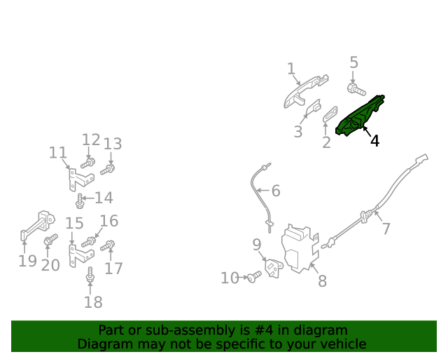 30747097 - Handle Base - 2019-2021 Volvo | Volvo OEM Parts Direct